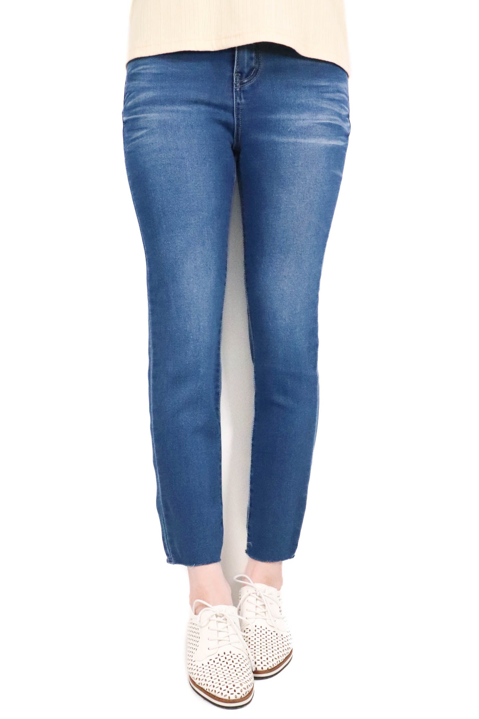 軟彈貼腳牛仔褲 - 藍色 – Chic Collection